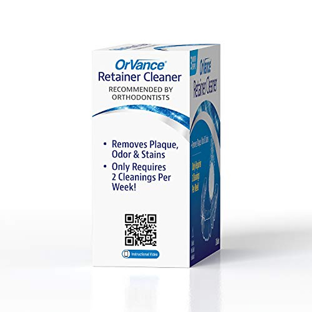 OrVance Retainer Cleaner Tablets (6 Month Supply) | Only 2 Cleanings Per Week Required | Removes Odors, Stains, Plaque for Invisalign, Mouth/Night Guards, and Removable Dental Appliances