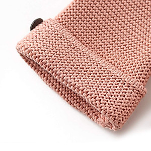 Simplee kids Baby Girl Cardigan Sweater Pink Fall Thin Clothes Toddler Cardigan Girl Long Sleeve Winter Sweater Sun Protection Shirt Coat for 6-12 Months Baby Girl