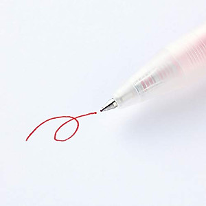 Muji Pen Retractable Gel Ink Bollpoint Pens, Smooth Writing Taste - 0.5mm, 12-Colors Pack (Japanese Color)