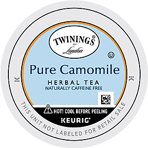 Twinings Tea K-Cup Assortment, Herbal & Black (Pack of 24) with By The Cup Honey Sticks