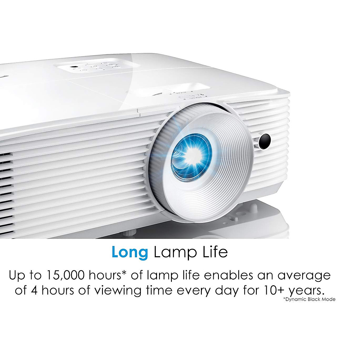 Optoma HD28HDR 1080p Home Theater Projector for Gaming and Movies | Support for 4K Input | HDR Compatible | 120Hz refresh rate | Enhanced Gaming Mode, 8.4ms Response Time | High-Bright 3600 lumens