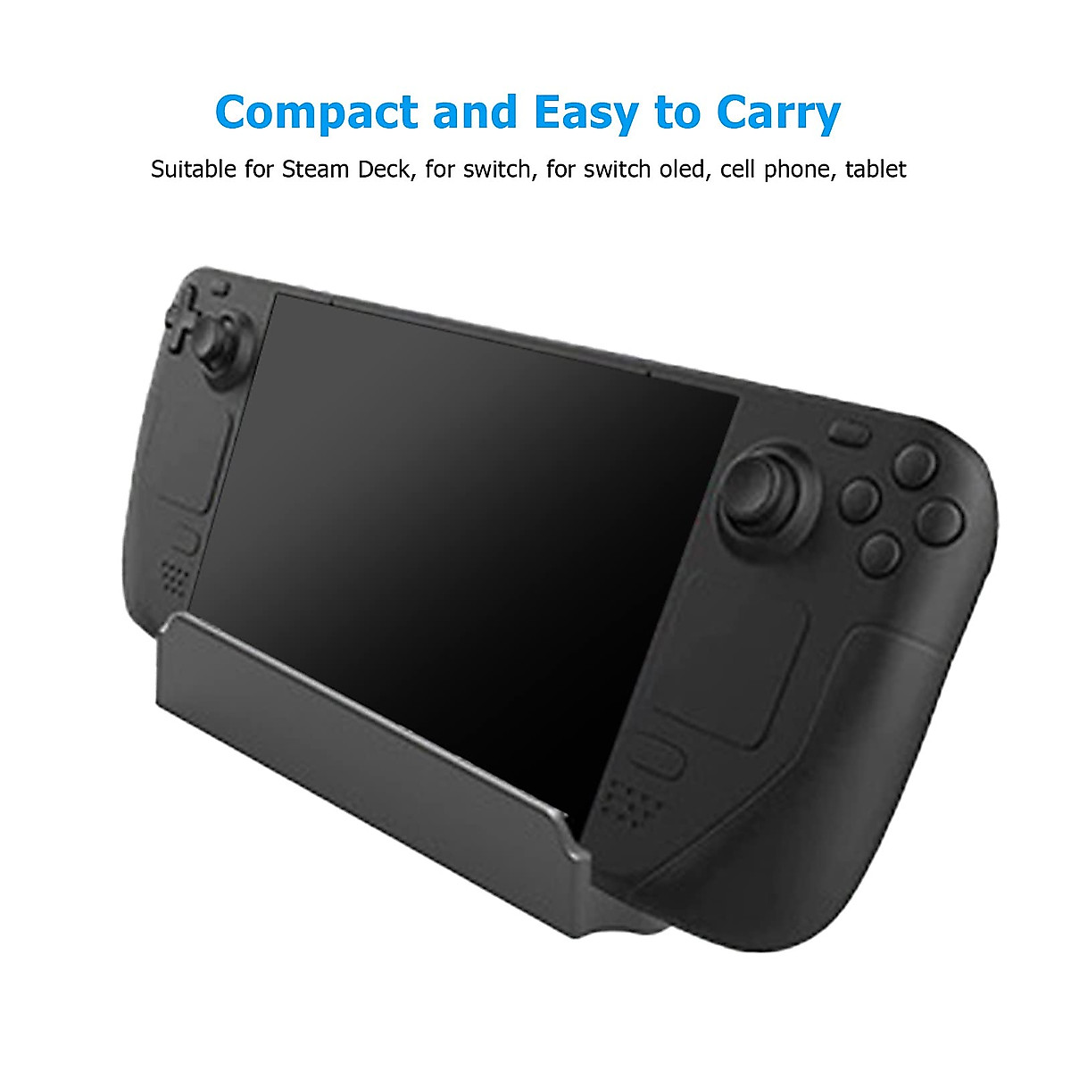 Game Card Case Stand, 12 Storage Slots Heat Sink Hole Design Portable Game Grip Stand for Tablet for Gamepad