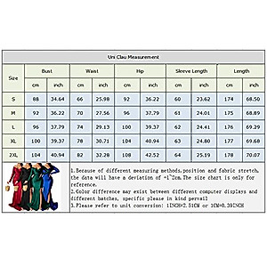 Uni Clau Women Sexy Off Shoulder V Neck Long Sleeve Ruched Maxi Dress High Split Formal Party Gown Nigh Maxi Dresses Black M