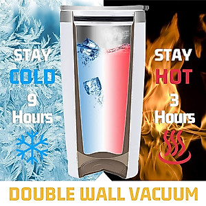 Onebttl 911 Dispatcher Gift - Chaos Control - 20 oz/590 ml Stainless Steel Insulated Tumbler With Straw - Thank You, Appreciation, Birthday Gifts (White)