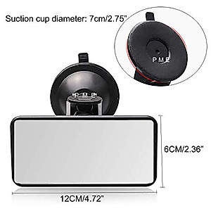Rear View Mirror for Backseat Interior Car Suction Cup Windshield Mirror Strong Sucker Flat Rear View Mirror for Baby Infant Child New