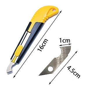 Zaky Acrylic Cutter Set Box Cutters Bulk Tungsten Carbide Scriber with Magnet with 10 Acrylic Blades Total - 13 pcs