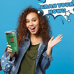 Veterinarian Mint Viking Tumbler 20oz - Veterinarians Are Born In April - Birthday Veterinary Tech Zoology Clinical Doctor Nurse Cat Pet