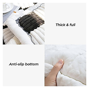 Large Plaid Square Pet Mat Bed Couch Cover,Funny Fuzzy Couch Cover, Large Plaid Square Pet Mat Bed Couch Cover (Color : Grayish Blue, Size : 19.68x19.68 in)