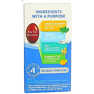 Bausch & Lomb Ocuvite Adult 50+ Eye Vitamin & Mineral Softgels 50 ea (Pack of 5)