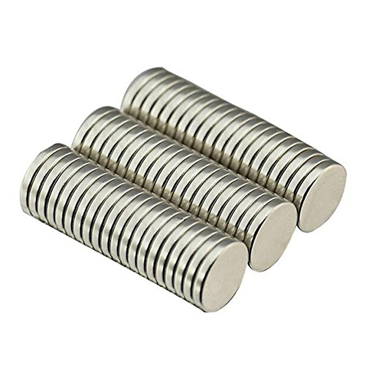 wotoy 60 Pieces 10x1.5mm Refrigerators Magnets for Fridge Whiteboard Map Screen Door Bulletin Boards