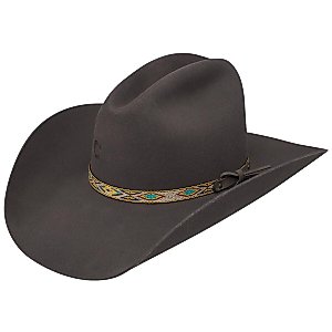 Charlie 1 Horse Runaway Gray Ladies Felt Cowboy Hat (6-3/4)