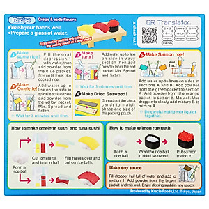 Kracie Popin' Cookin' Diy Candy for Kids, Sushi Kit, 1 Ounce (Pack of 3)