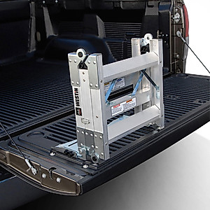 Westin 10-3000 Truck-Pal Tailgate Ladder,Silver