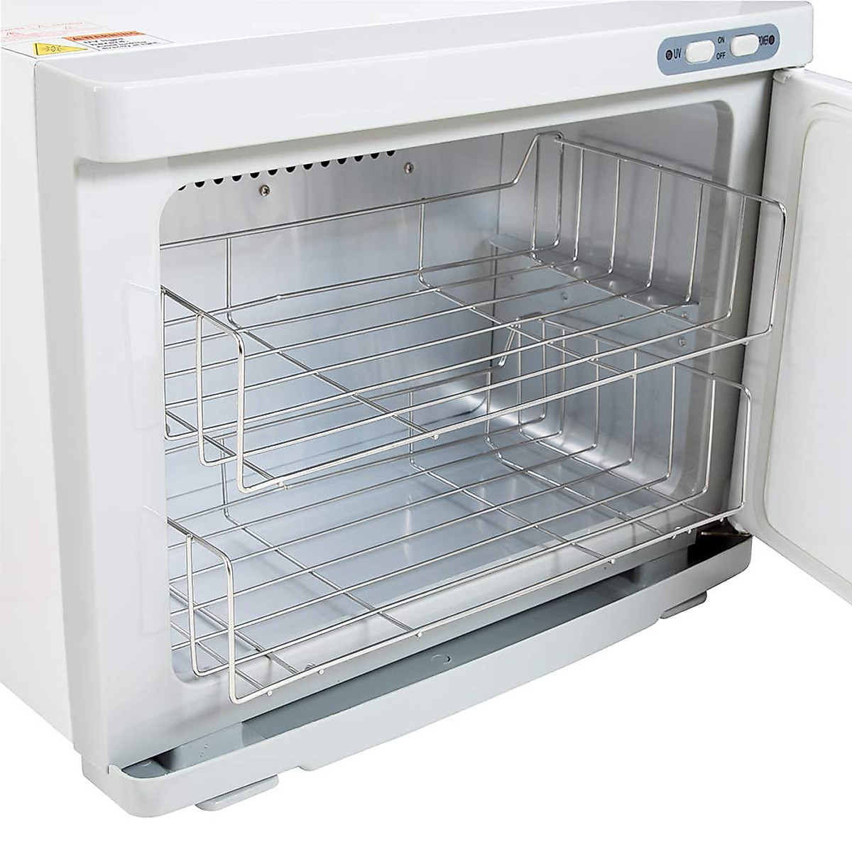 ForPro Professional Collection Premium Hot Towel Warmer, 23L Extra Large Capacity, Two Stainless Steel Racks, White