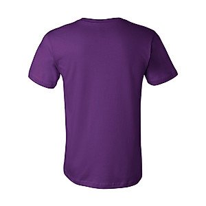 Bella Canvas Unisex Jersey Short Sleeve Tee, Team Purple, Large