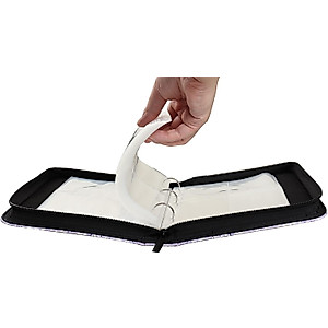 Trading Card Binder, GSHZMM 4-Pocket Card Sleeves Storage Book Holder Album Binder for Game Cards with 50 Removeable Sleeves, Ideal Baseball Binder Fit 400 Cards,Grapefruit Shape Binder