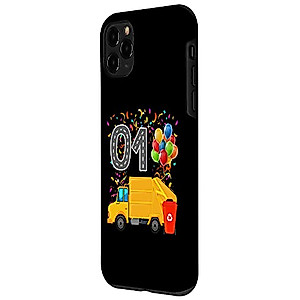 iPhone 11 Pro Happy O1 Birthday Rear Loader Garbage Truck Case