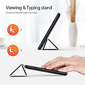 DUX DUCIS PU Leather Shockproof Kids Stand Cover Case for Metro by T-Mobile Alcatel Joy Tab 2 8.0 Inch Tablet 2020(Model 9032Z)