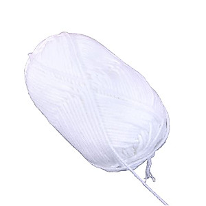 COHEALI Cotton Yarn Cone Thick Knitting Yarn Chunky Yarn Black Yarn Red Yarn Green Yarn Doll Roving Textured Yarn Cotton Ball Crochet White Purple Yarn Cotton Yarn Storage