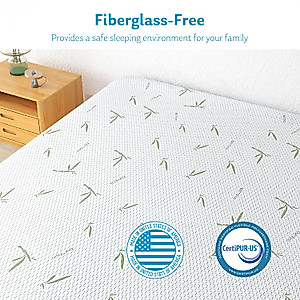 Twin Mattress, 100-Night Sleep Trial, 10-Year Limited Warranty, 6/8/10/12 inch Size Bed Mattresses Fiberglass Free for Daybed, Kids Bunk Trundle Bed, Gel Memory Foam, Medium Firm, 75"L x 38"W