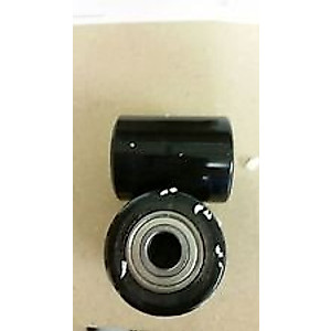 A Pair of Pallet Jack Load Wheels with Bearings 3" x 3.75"