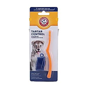 Arm & Hammer for Pets Dental Toothbrush & Cover for Small Dogs | Best Toothbrush with Cover for Small Dog Breeds | Easy to Use and Convenient Dog Toothbrush