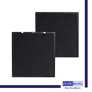 PUREBURG RFM80 Replacement True HEPA Filter Pack Compatible with Oransi MAX Air Purifier RFM80, H13 3-Stage Filtration Deodorization-Filter Clean Air