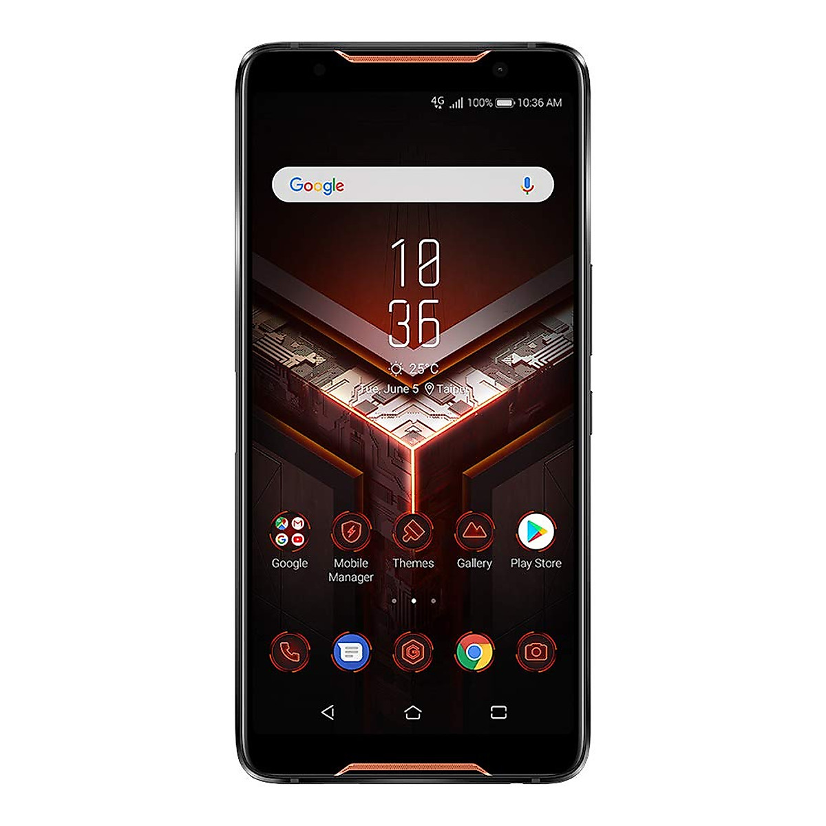 ASUS ROG Phone (ZS600KL) 6.0 inchs with 8GB RAM / 128GB Storage, (GSM ONLY, NO CDMA) Factory Unlocked International Version No-Warranty Cell Phone (Black)