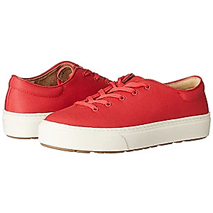 Amazon Essentials Women's Lace Up Sneaker, Red, 9