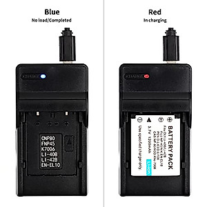 NP-80 USB Charger for Casio Exilim EX-G1, Exilim EX-N1, Exilim EX-N2, Exilim EX-S5, Exilim EX-S8, Exilim EX-S9, Exilim EX-Z35, Exilim EX-Z550, Exilim EX-Z800 Camera and More