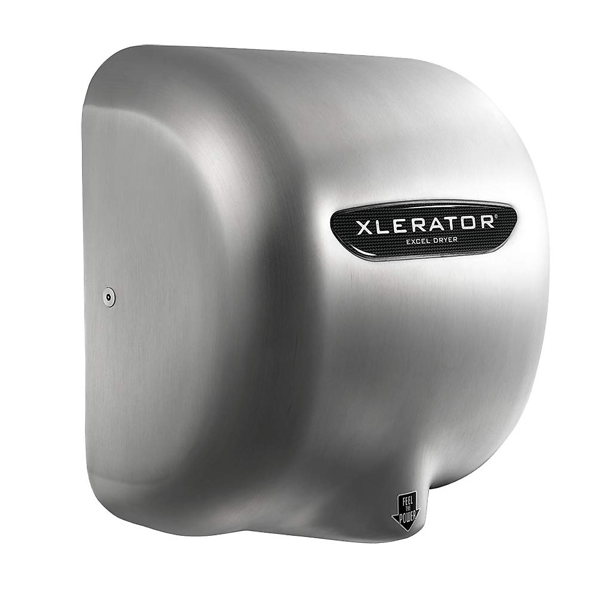 XLERATOR XL-SBX Automatic High Speed Hand Dryer with Brushed Stainless Steel Cover and 1.1 Noise Reduction Nozzle, 5.5 A, 277 V
