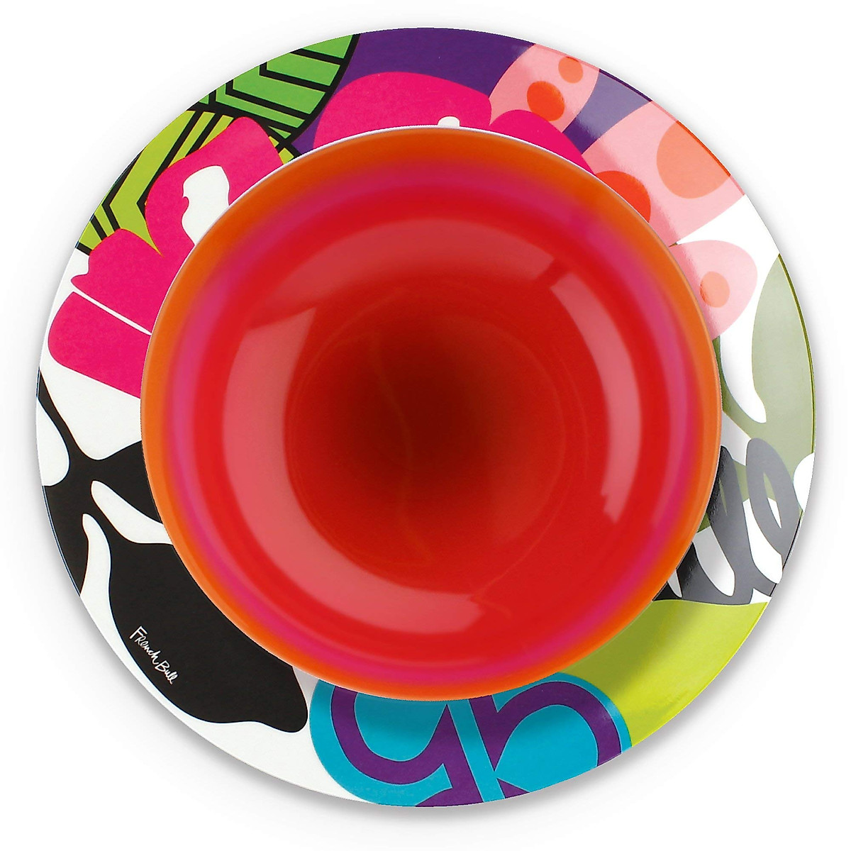 French Bull Melamine Assorted Plates-6 Piece Set -Melamine Dinnerware-Platter, Serving, Party, Platter, Dish (11" Dinner Plate, Assorted)