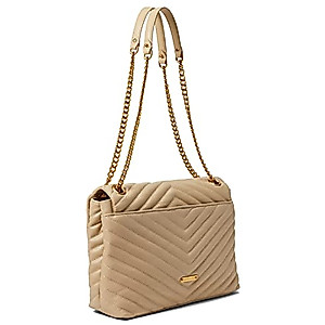 Rebecca Minkoff Edie Flap Shoulder Latte One Size