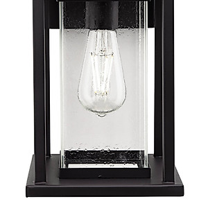 John Timberland Wickham Modern Outdoor Wall Light Fixture Painted Dark Bronze 13" Spotted Clear Glass for Exterior Barn Deck House Porch Yard Patio Outside Garage Front Door Garden Home Roof