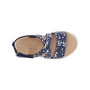 OshKosh B'Gosh girls Os22g04b Sandal, Navy, 5 Toddler US