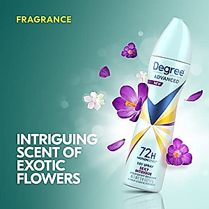 Degree Women Antiperspirant Deodorant Dry Spray Sexy Intrigue, 3.8 Ounce (Pack of 4)