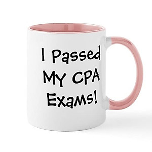 CafePress Passed CPA Exams Success Celebration Mug Ceramic Coffee Mug, Tea Cup 11 oz