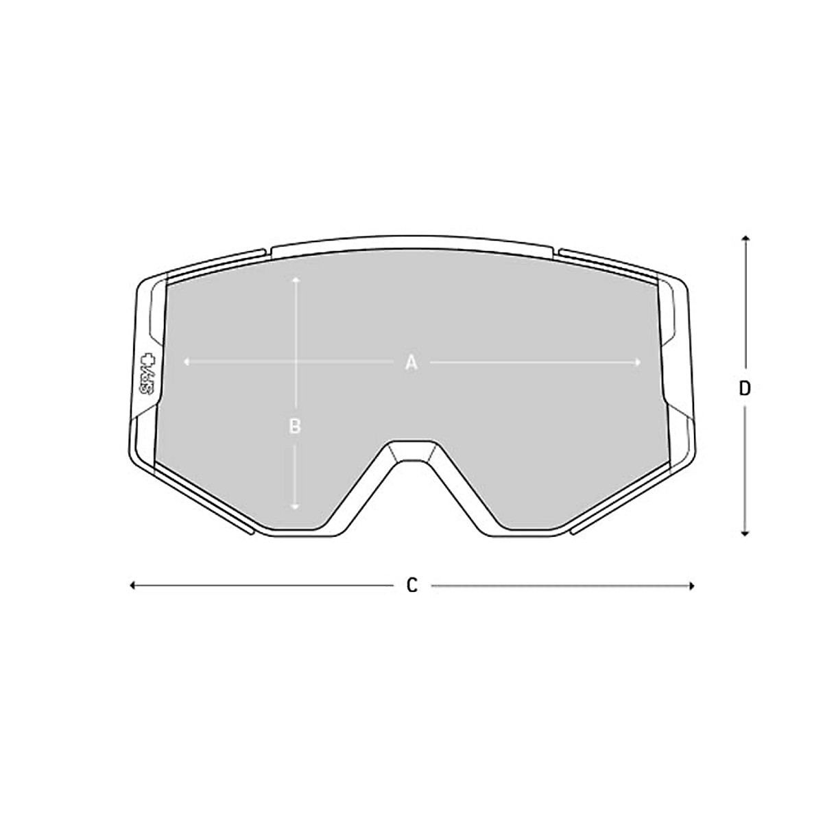 SPY+ - ACE, Gloss Orange, Happy LL Gray Green with Red Spectra Mirror, Medium-Large, Goggles, Unisex, Children