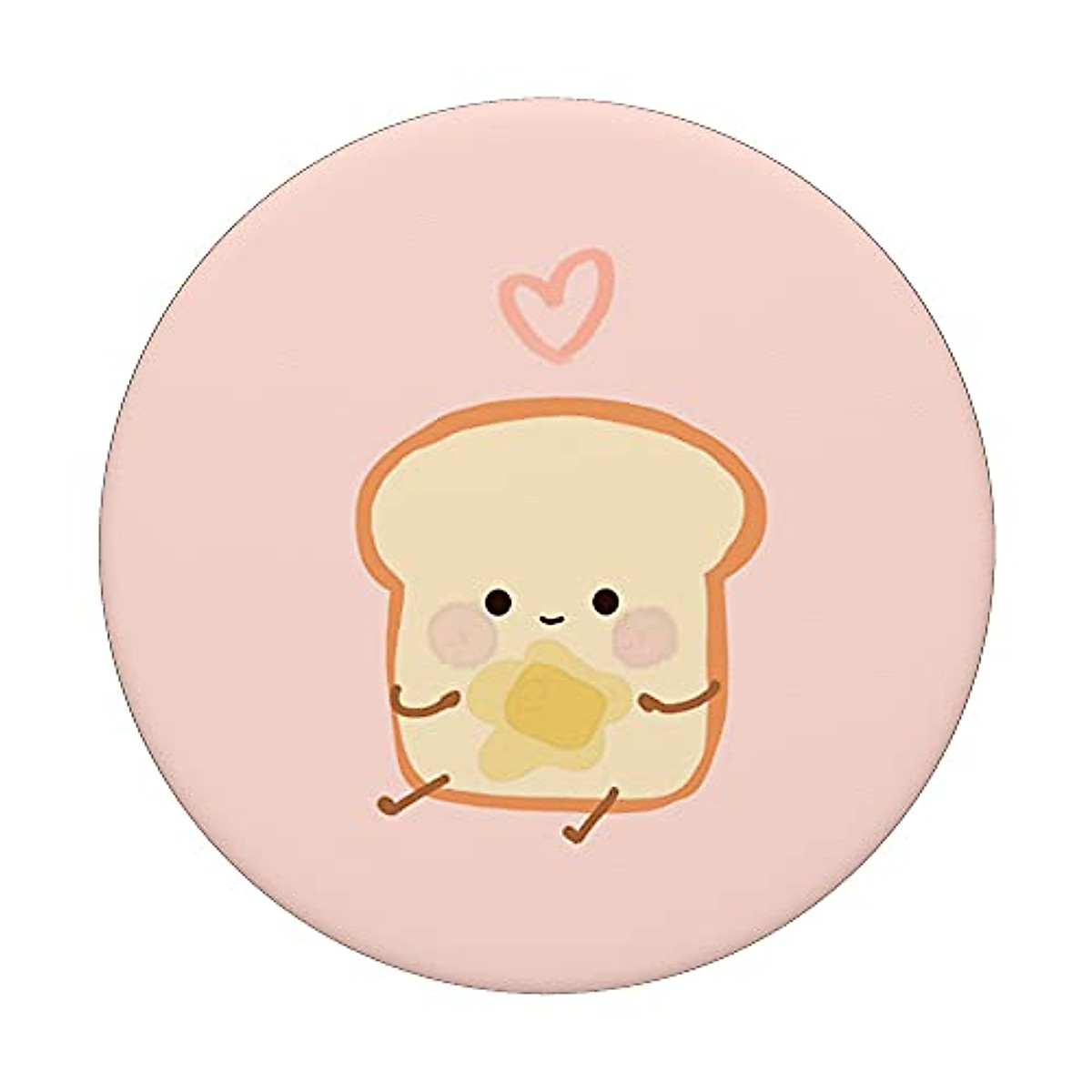 Cute Toast and Butter Graphic PopSockets Swappable PopGrip