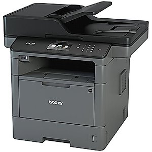 Brother Monochrome Laser Printer, Multifunction Printer and Copier, DCP-L5650DN, Flexible Network Connectivity, Duplex Print & Copy & Scan, Mobile Device Printing, Amazon Dash Replenishment Ready