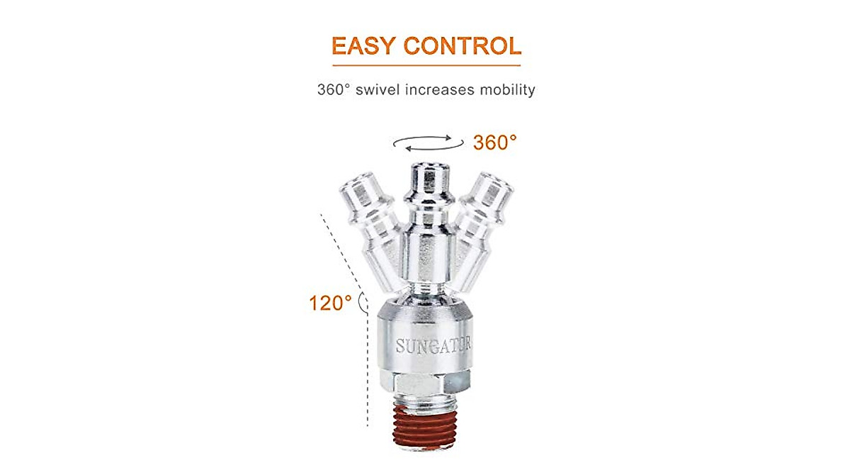 SUNGATOR 1/4" NPT Male Swivel Plug - 3-Pack