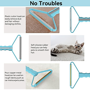 Pet Hair Removal Tool,Pet Hair Remover,Dog Cat Hair Remover,Carpet Rake,Portable Carpet Scraper,Clothes Fuzz Rollers Hairball Shaver Brush for Carpets,Car Mat,Couch,Pet Bed,Furniture & Rug(1Pcs)
