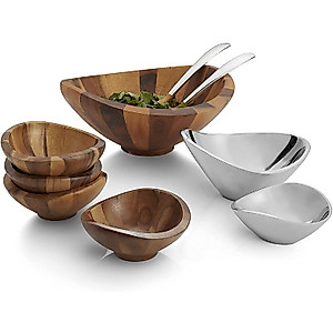 Nambe Grande 16-Inch Butterfly Bowl