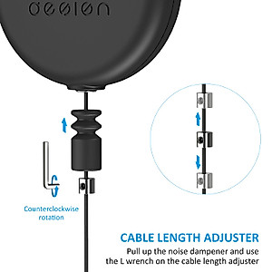 KIWI design VR Cable Management with Comfort Head Strap