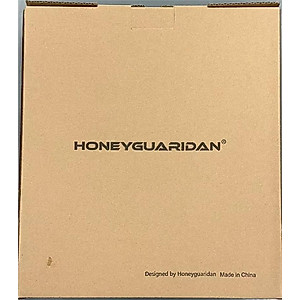 Automatic Cat Feeder, HoneyGuaridan 6L Pet Feeder for 2 Cats & Dogs, Auto Cat Dry Food Dispenser with Desiccant Bag, Timer Feeder Portion Control 1-6 Meals per Day, Dual Power Supply, Voice Recorder