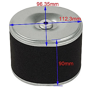 Dxyue Air Filter Replacement for Honda AFZE30 GX340 GX390, Compatible with 11HP & 13HP Engine 17210-Ze3-505, 17210-Ze3-010 Generator Engine Parts