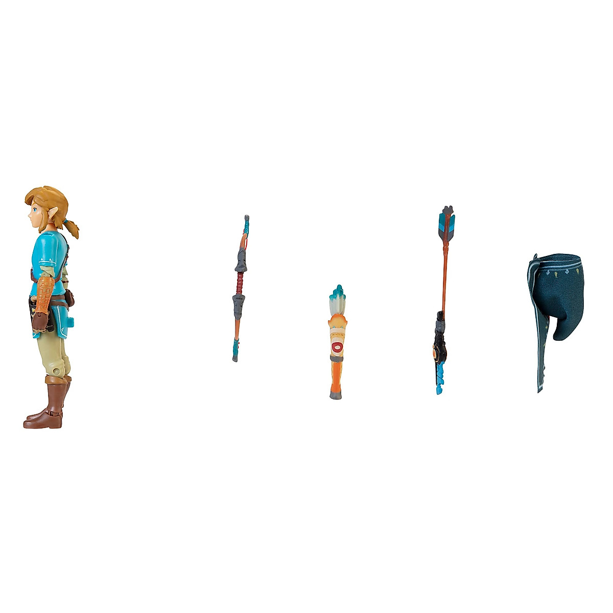 The Legend of Zelda Breath of The Wild Link Exclusive Action Figure [Tunic, Bow, Arrow & Quiver]