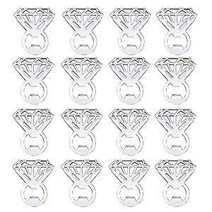 Awtlife 24 Pcs Vintage Diamond Bottle Opener for Wedding Party Favors