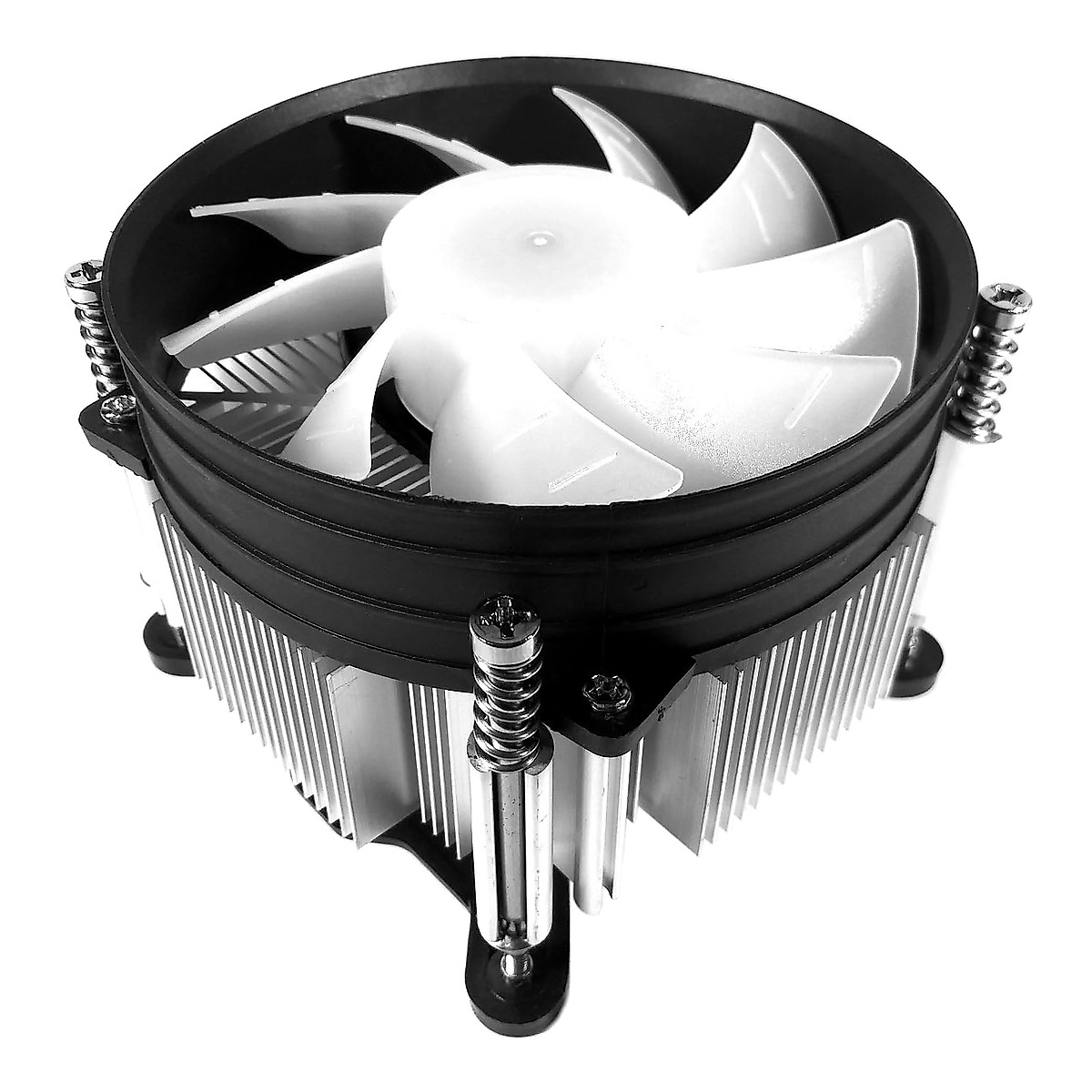 TRONWIRE TW-8 95W RGB LED CPU Cooler Aluminum Heatsink Copper Core Base 4-Pin PWM 92mm Fan Pre-Applied Thermal Paste for Intel Core i3 i5 i7 i9 Socket 1700 1200 1151 1150 1155 1156 Desktop PC
