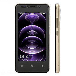 iP13 Pro Unlocked Smartphones, for Android 6 Cheap Cell Phones, 4.66" HD Screen Unlocked Cell Phone, Dual SIM, Dual Camera, Ultra Thin, Face Unlock, 2GB 32GB, 3200mAh, Support T Mobile, ATT(Gold)
